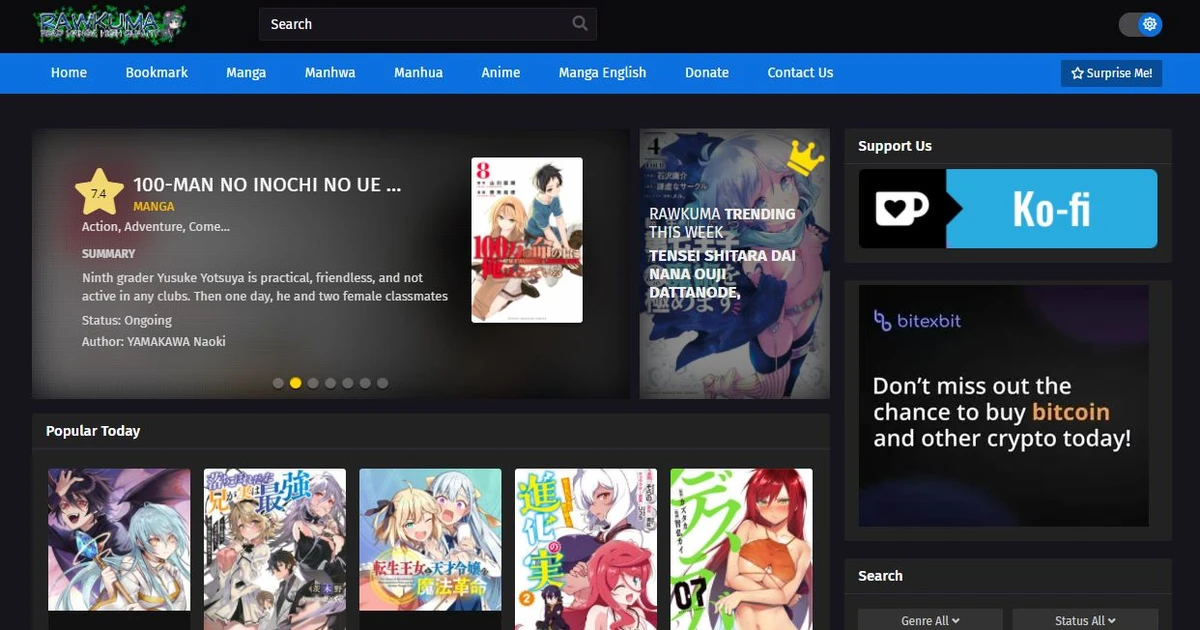 Rawkuma Is The Best Site To Read Manga And Comics For Free In 2022