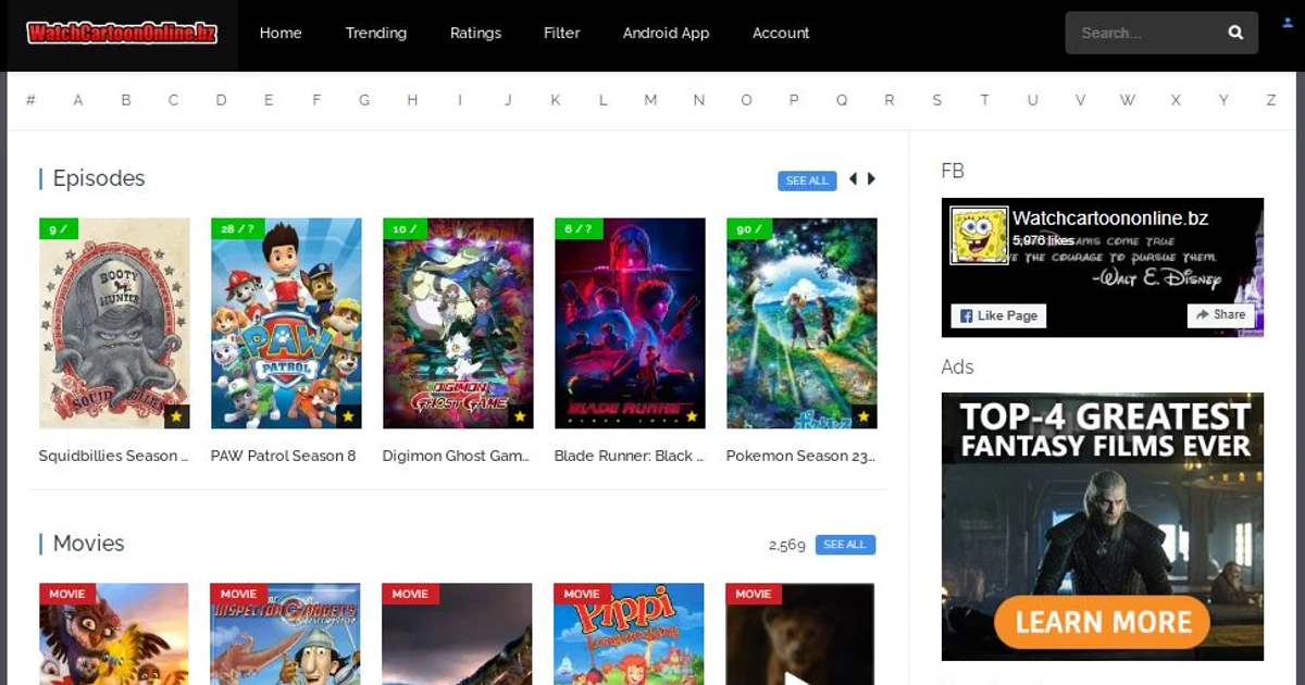 Binge-watch Old, Classic Cartoon Series For Free On WatchCartoonOnline ...