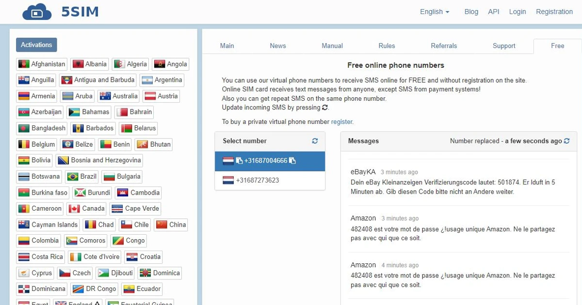 Use 5sim To Receive SMS Online And Verify Your Account Without a Phone