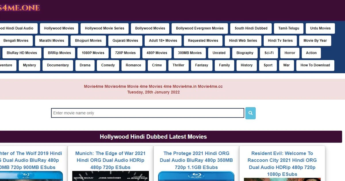 Movie4me 2021 - Download And Watch Your Favorite Bollywood Movies In 2022