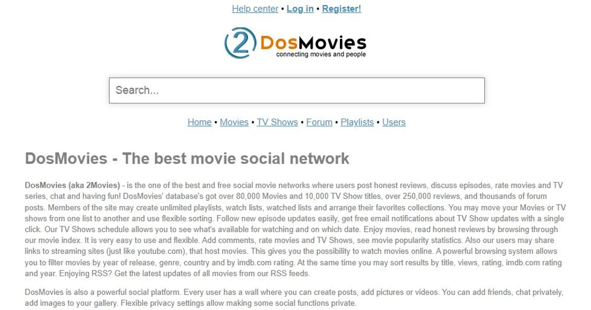 Binge-Watch Your Favorite Movies And TV Series For Free On DosMovies In ...