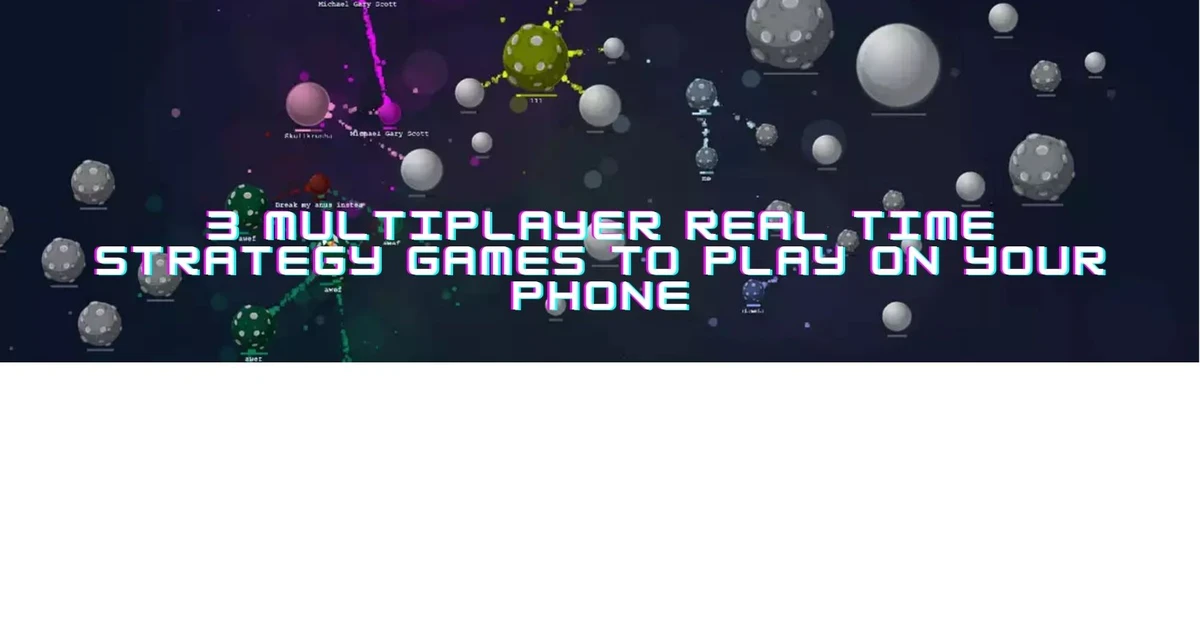 3 Multiplayer Real Time Strategy Games To Play On Your Phone