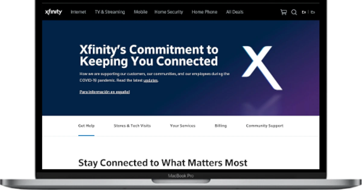 Services That xfinity com Include