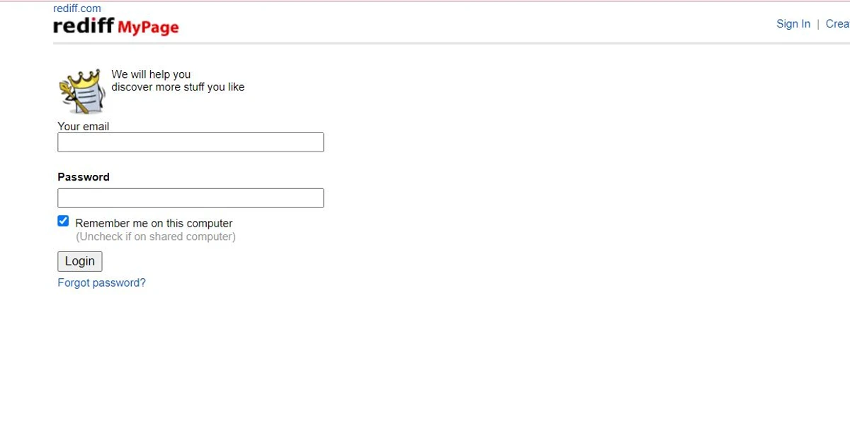 Rediffmail Login Account - Rediff Subsidiary Which Provides Web-Based ...