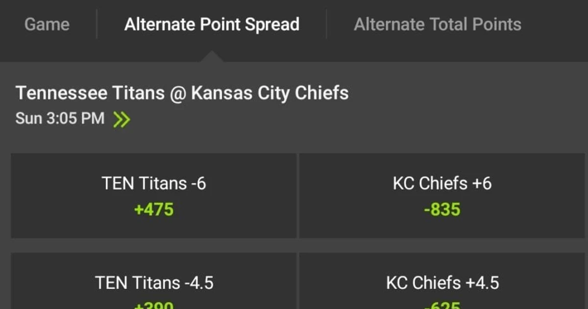 What Is An Alternate Spread In Sportsbetting?