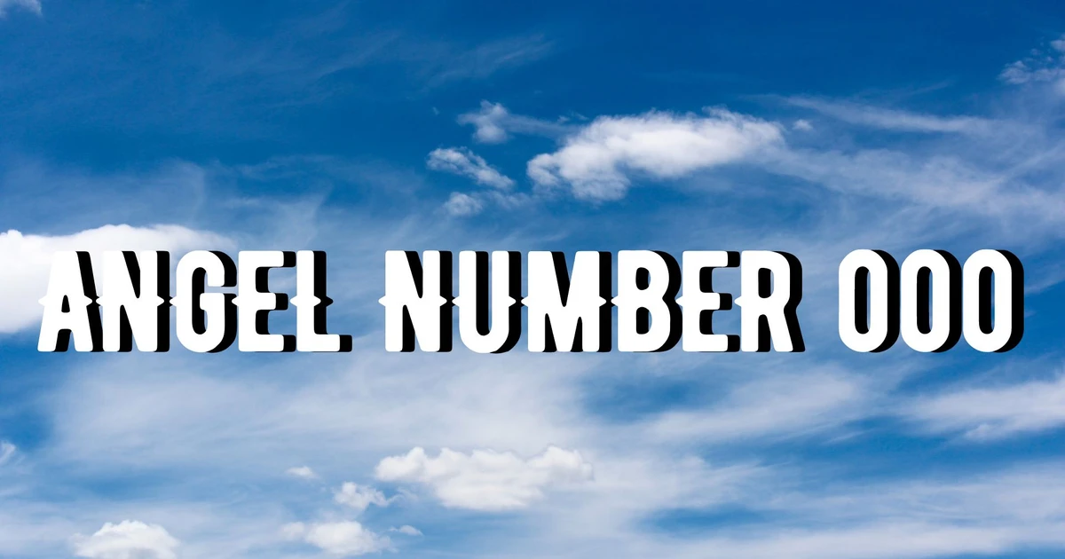 000 Angel Number Meaning Love Twin Flame - A Message From Your Guardian ...