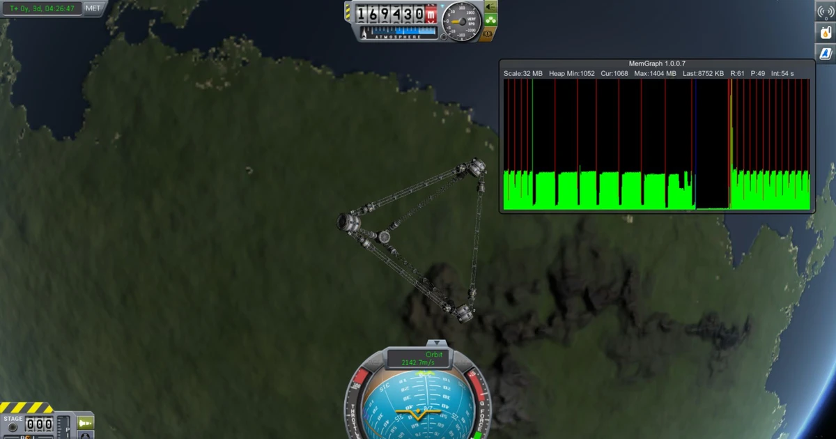 KSP MemGraph - Improving Kerbal Space Program Performance