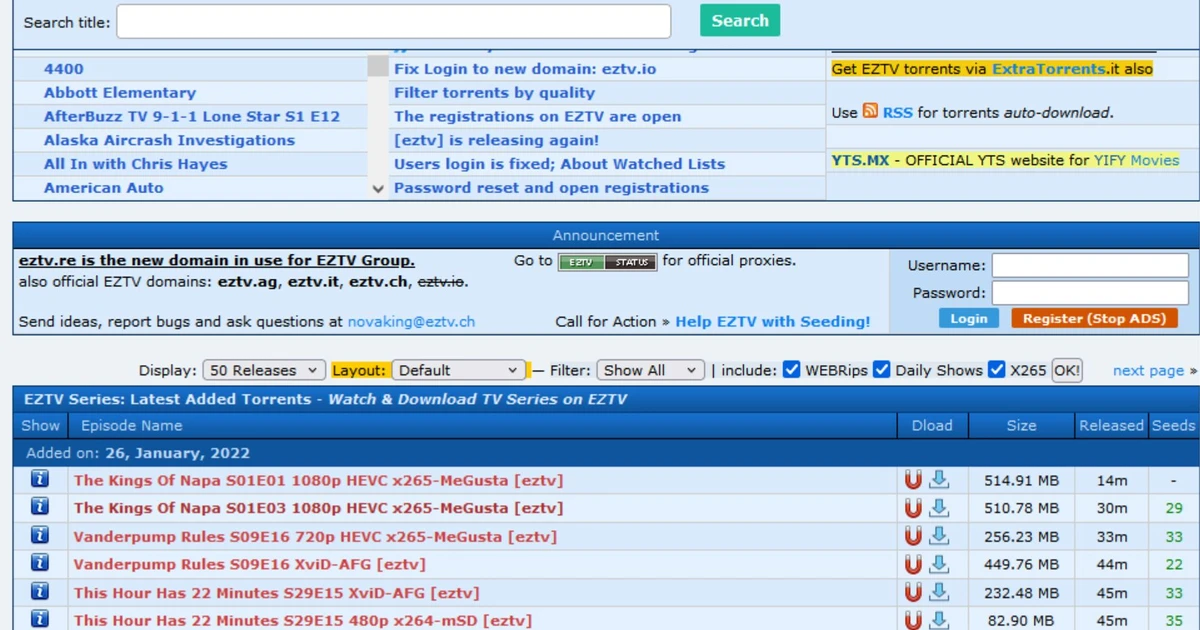 EZTV RE - A Tale Of Online Piracy