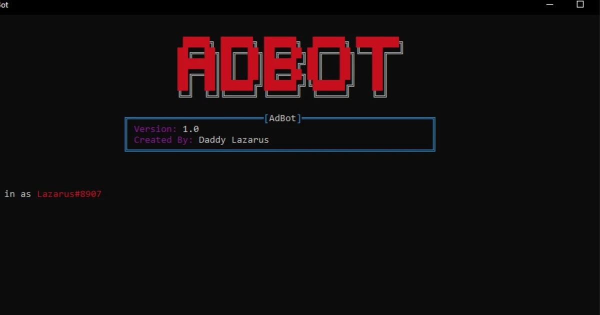 Self Bot - A Type Of Bot That Runs As A User Account