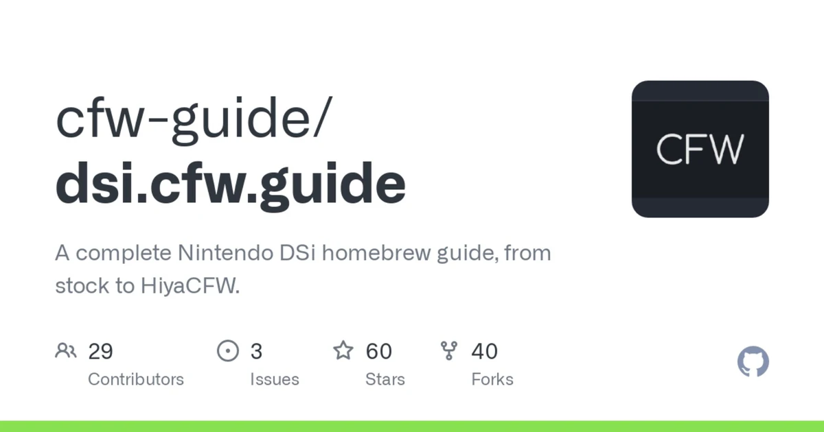 DSi CFW - Revolutionizing The Nintendo DSi Homebrew Scene