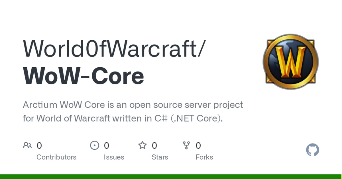 WoWCore - The World Of Warcraft Experience