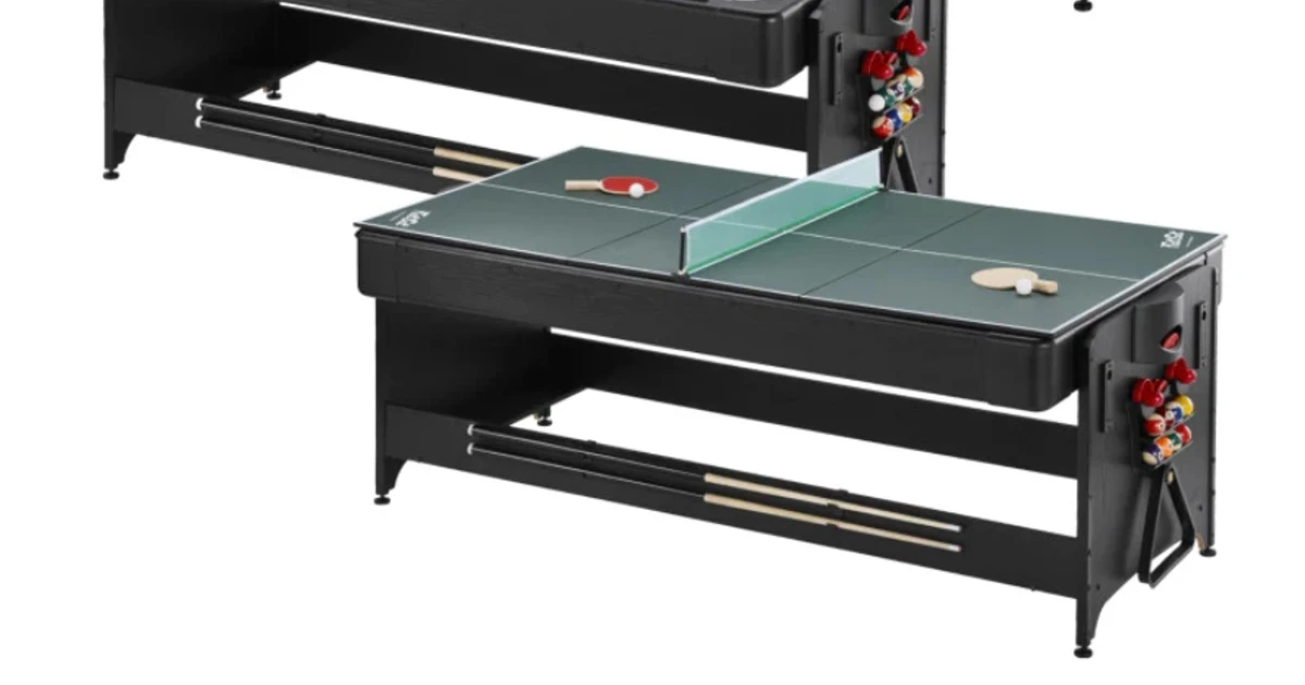 Fat Cat 3 In 1 Flip Game Table 7 Foot - The All-in-One Entertainment Hub