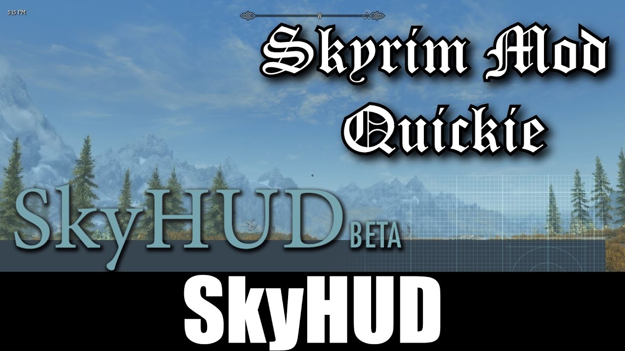 SkyHUD SSE - The Best Skyrim Mod For Improving Your HUD