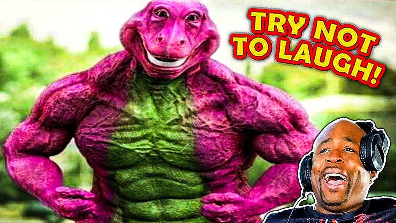 The Buff Barney Meme - How A Friendly Dinosaur Become A Bodybuilding Icon