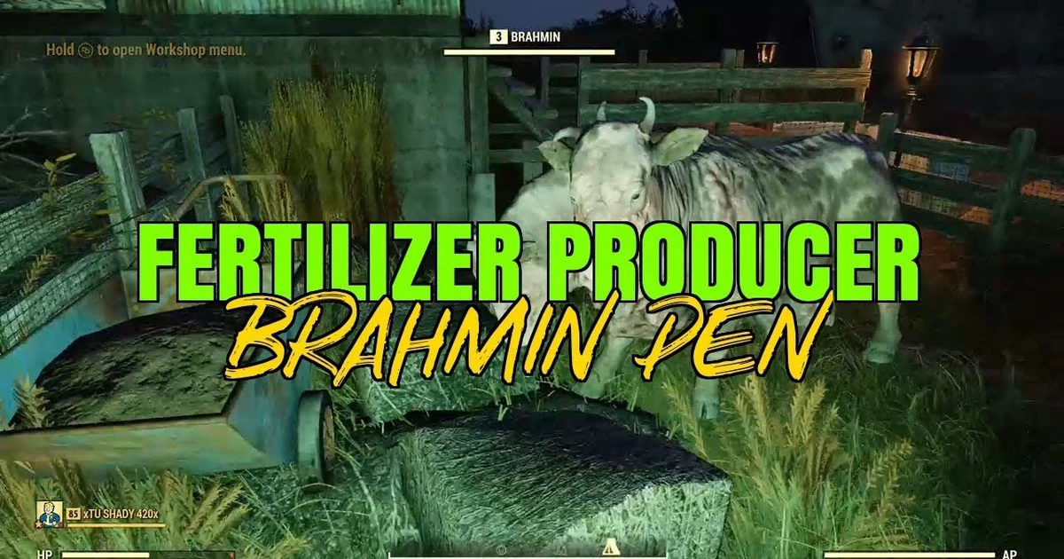 Fallout 76 Brahmin Pen - A Fun And Functional Addition To Your CAMP