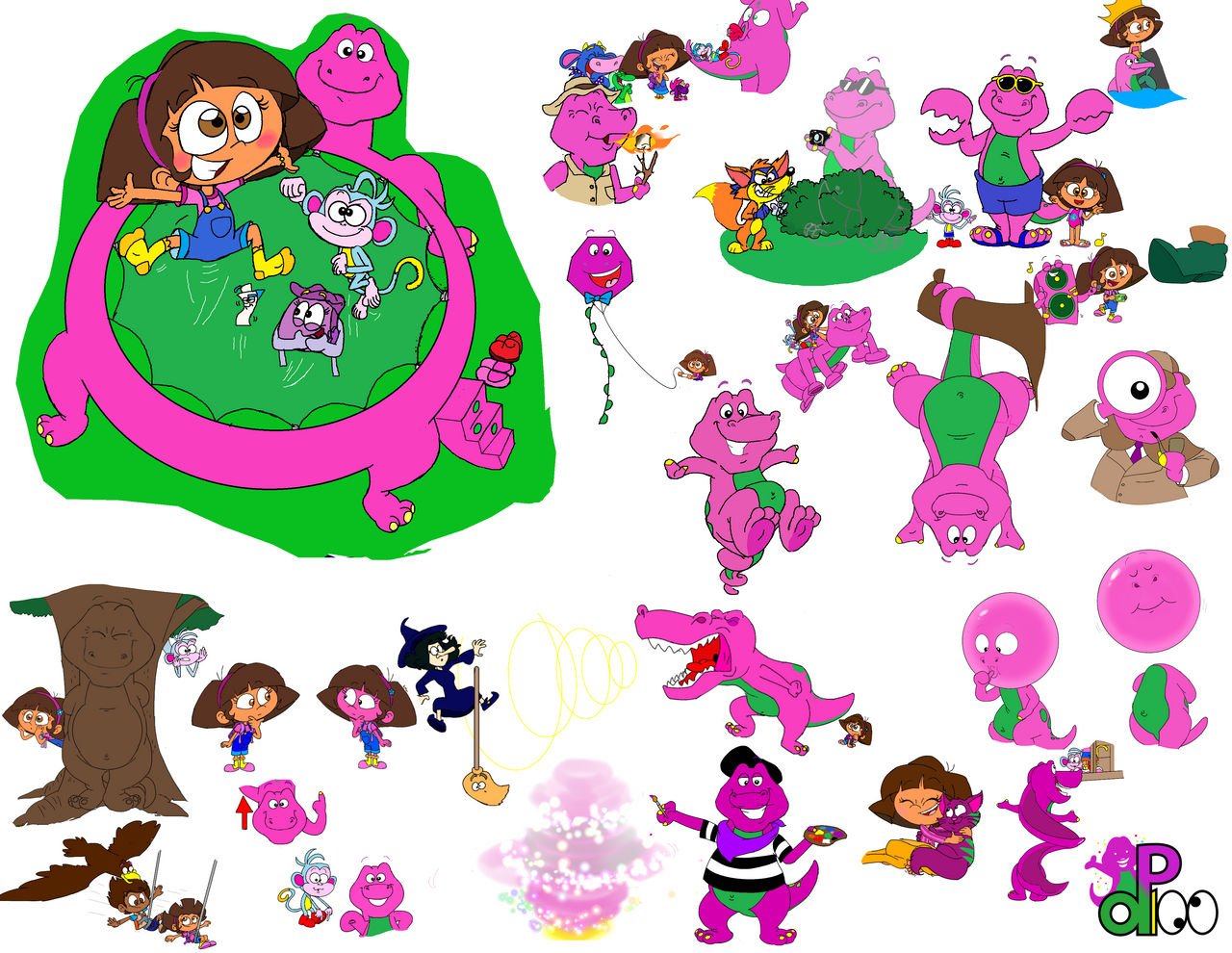 The Buff Barney Meme - How A Friendly Dinosaur Become A Bodybuilding Icon