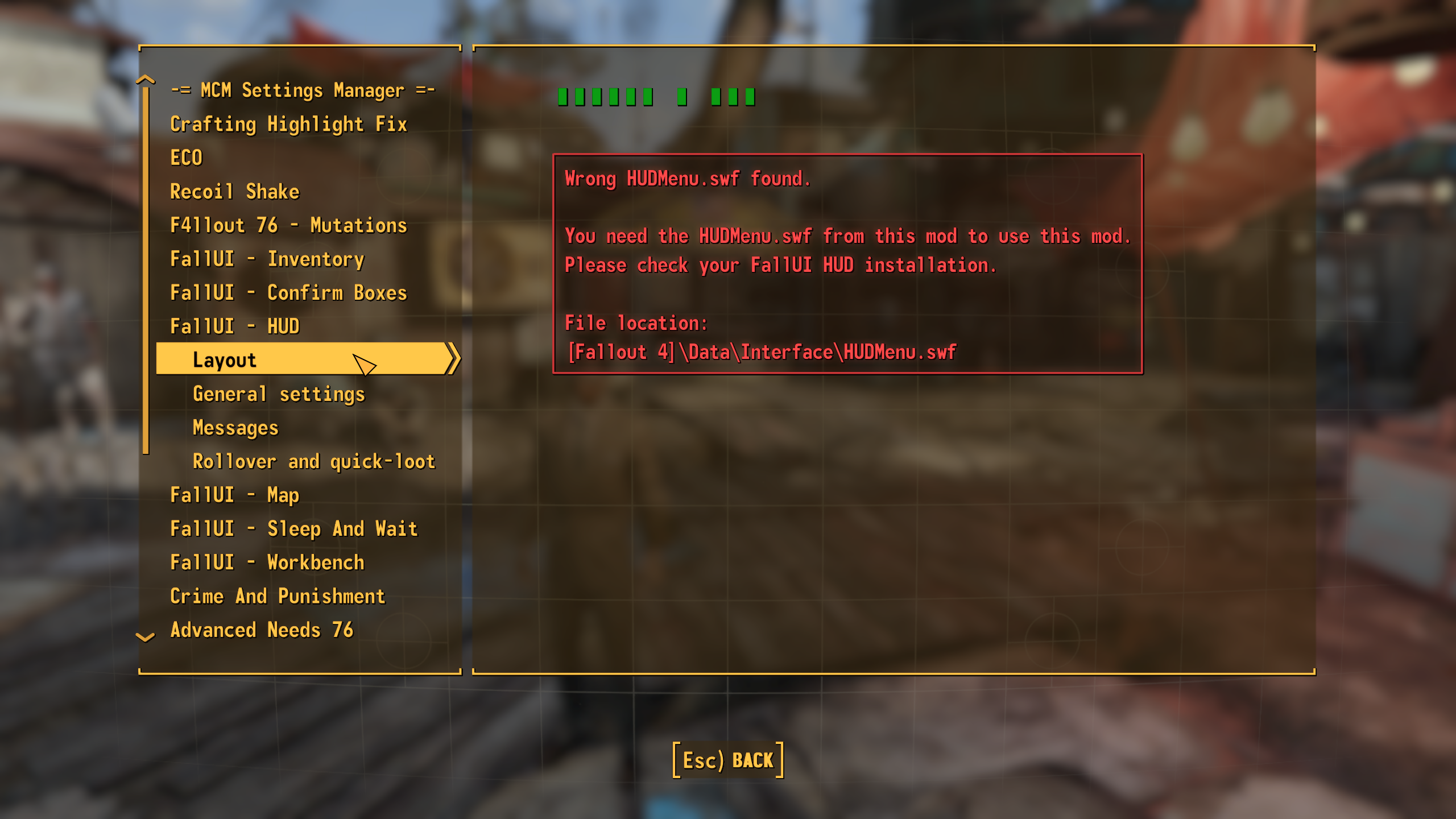 Fallout 4 HUD Framework Generic Update - Causes And Solutions
