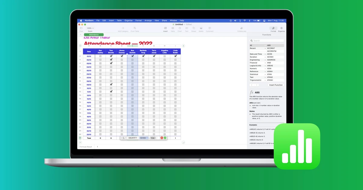 Conquering Calculations - A Step-by-Step Guide To Formulas In Numbers For Mac