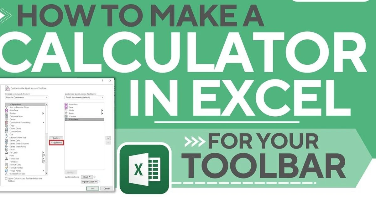 Creating An Excel Calculator - From Beginner To Expert