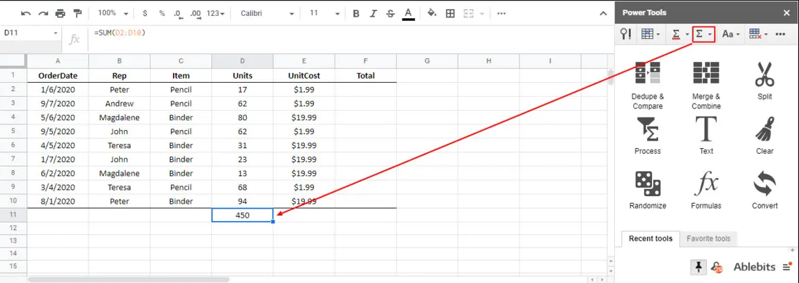 How To Add Numbers In Google Sheets?